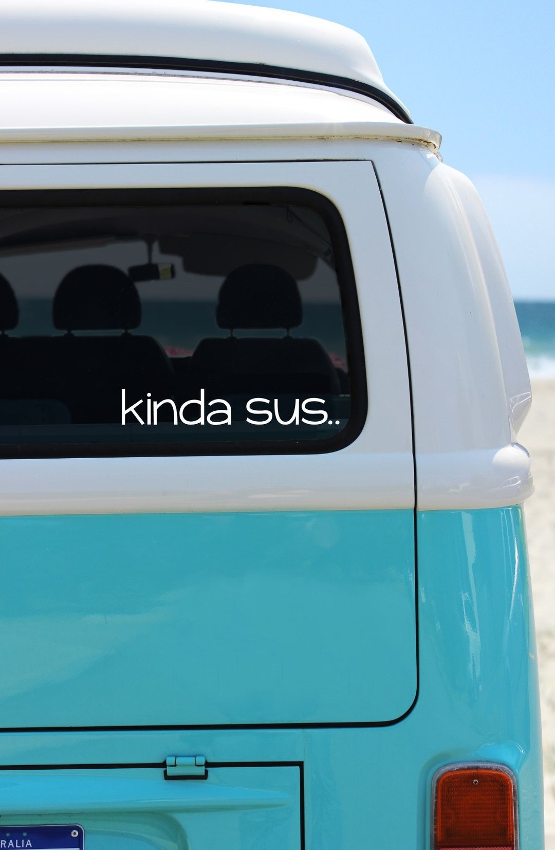 Kinda Sus Car Decal, Sus Car Sticker, Kinda Sus Decal, That's Sus ...