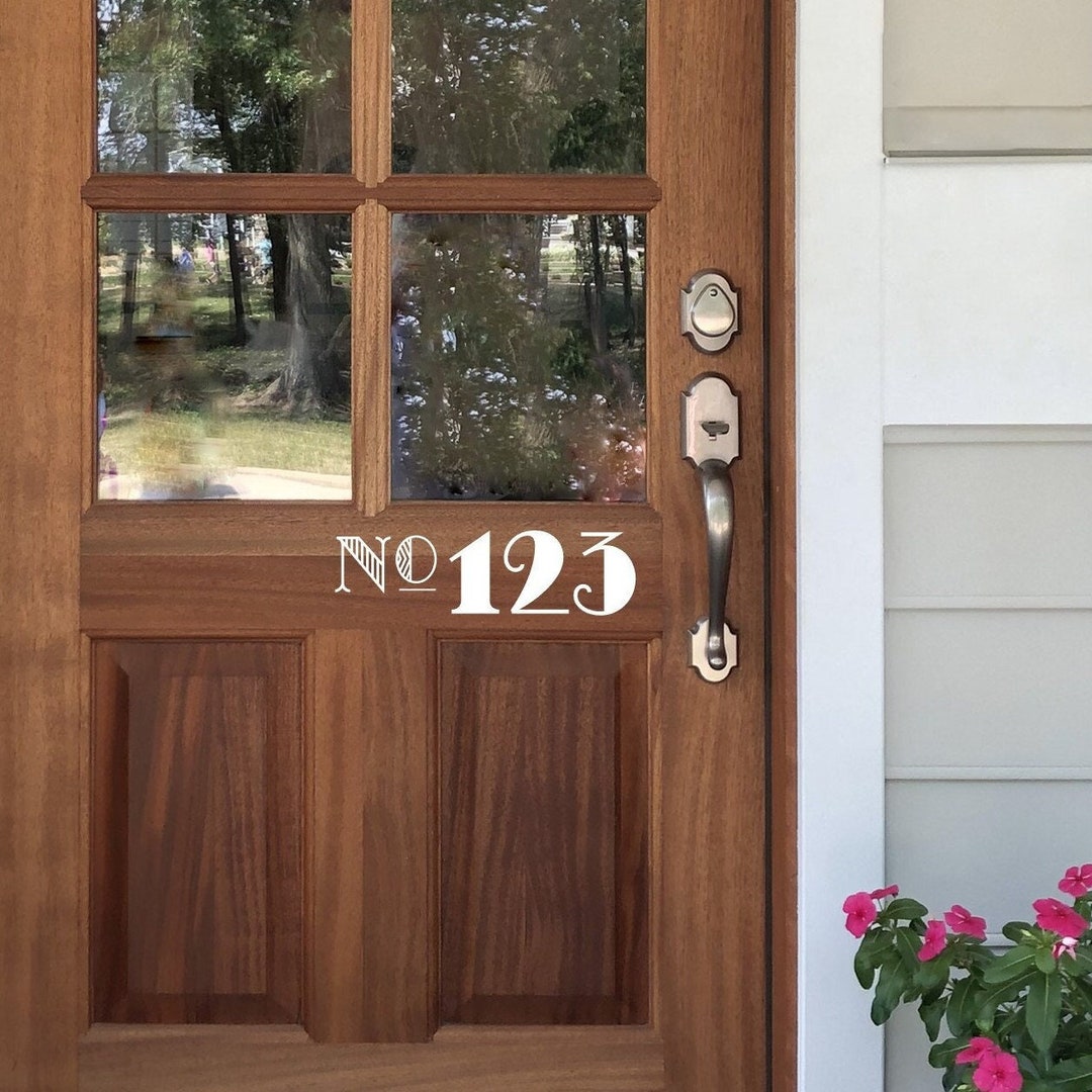 House Number Decal, House Number Sticker, Address Decal, Address ...