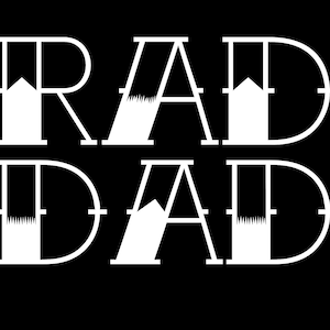 Rad Dad Car Decal, Rad Dad Car Sticker, Dad Car Decal, Dad Sticker ...