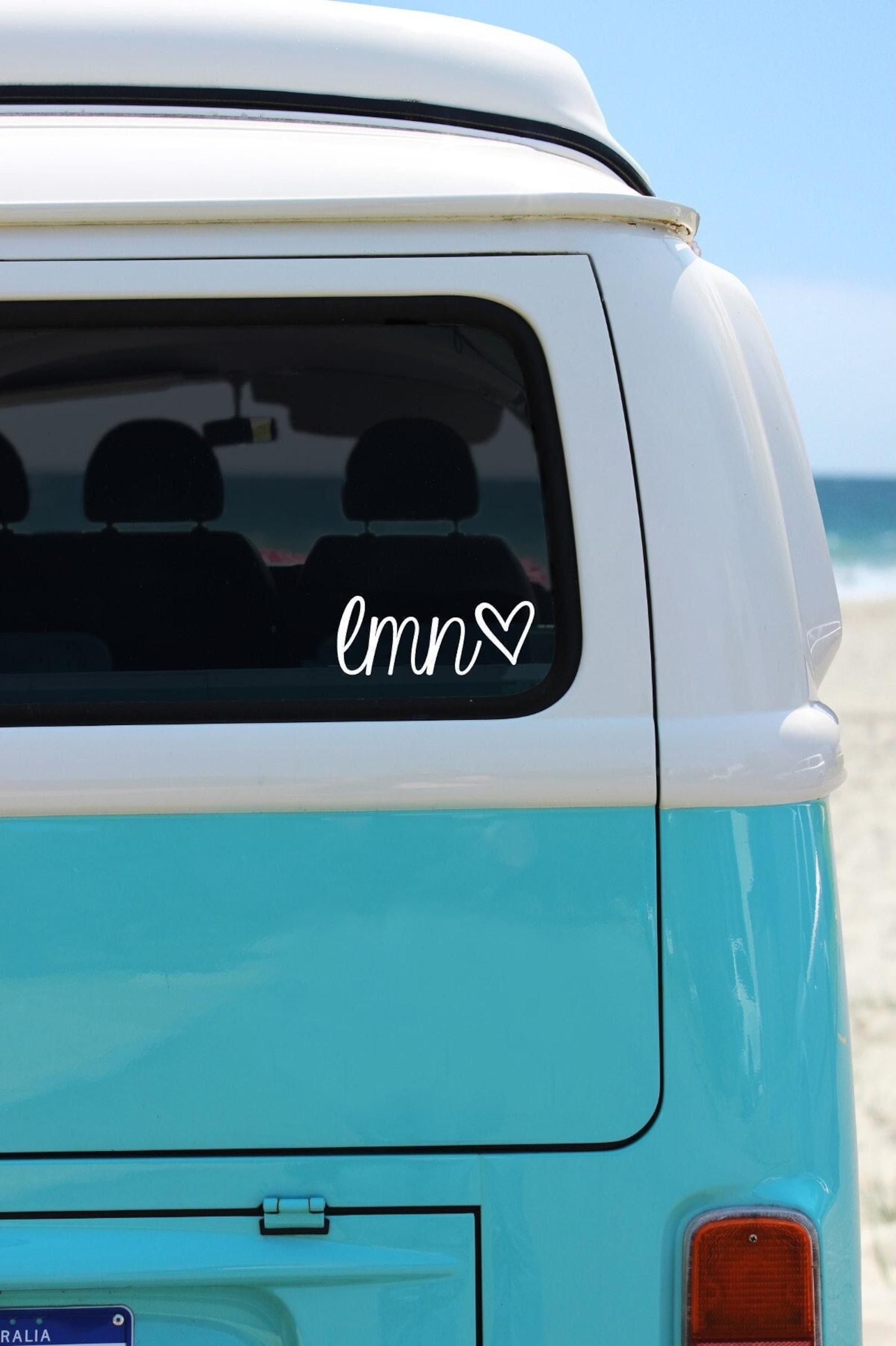 Monogram Decal, Initials Vinyl Sticker, Monogram Vinyl Decal ...