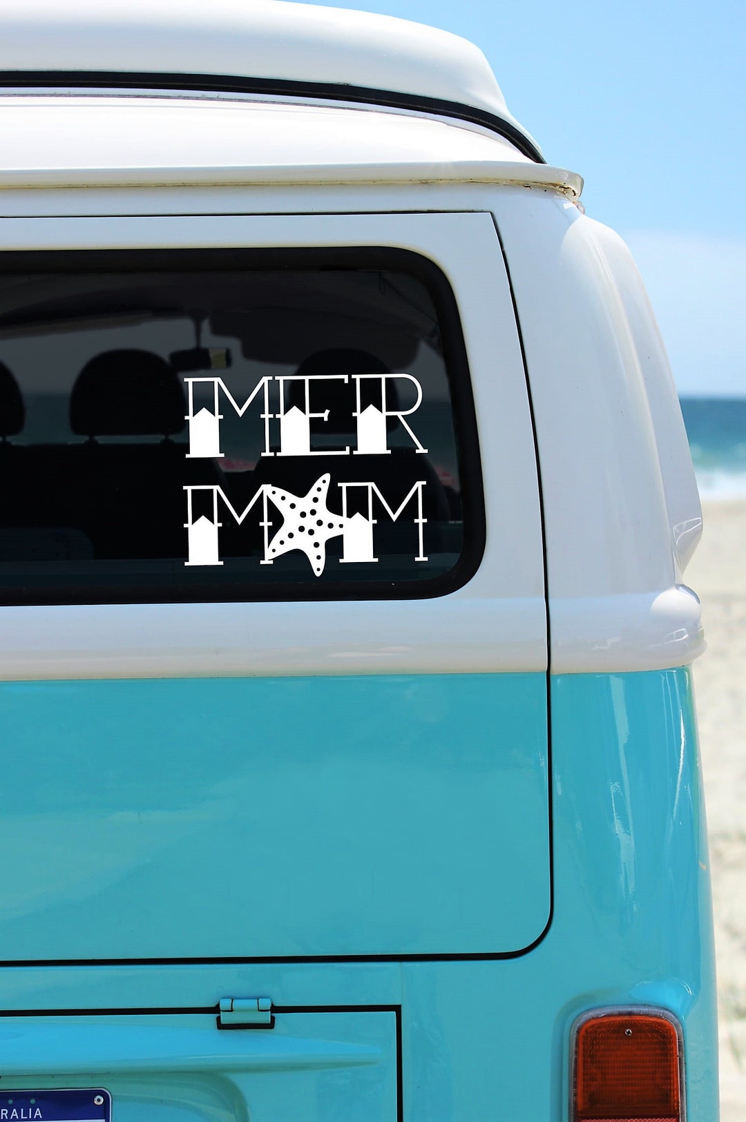 Mermom Car Decal, Mermaid Mom Car Sticker, Mom Van Decal, Mom Sticker ...