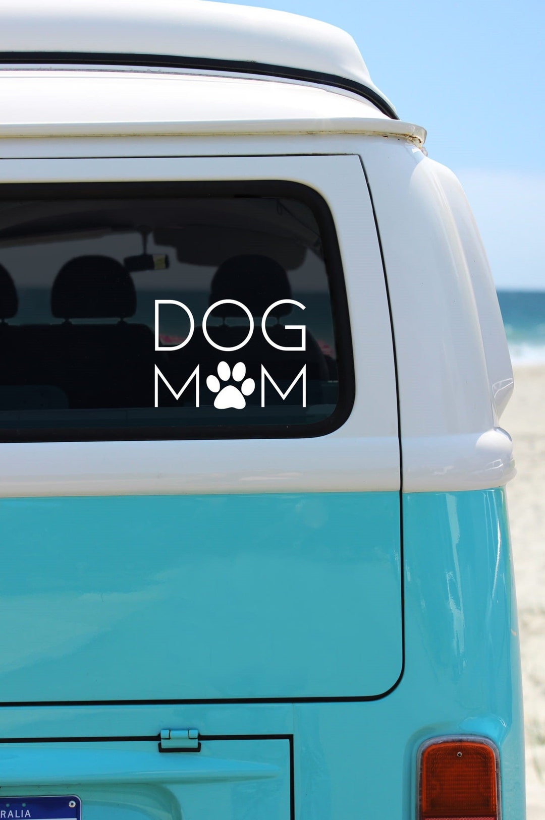 Dog Mom Car Decal, Car Sticker, Dog Mom Van Decal, Dog Mom Sticker ...