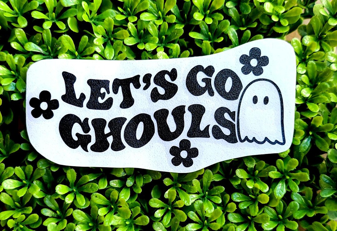 Let's Go Ghouls Car Decal, Let's Go Ghouls Sticker, Cute Girly Decal ...