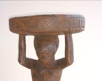 African Kuba Stool | Etsy