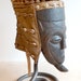 Kuba Wood and Raffia Mask - Etsy
