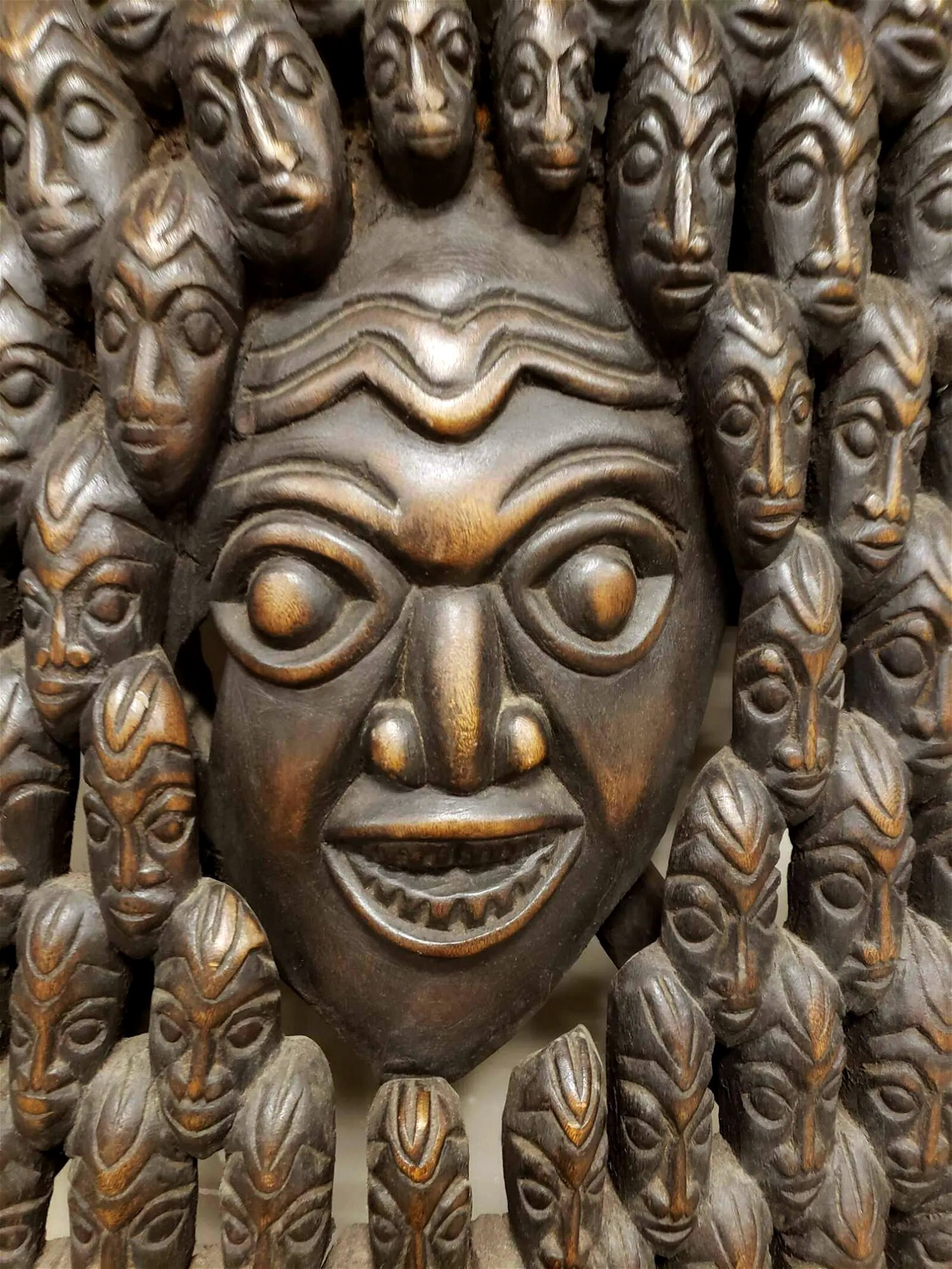 African Chokwe Hundred Faces Shield - Etsy