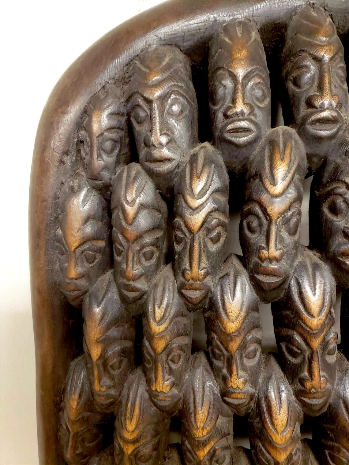 African Chokwe Hundred Faces Shield - Etsy