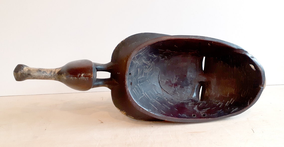 Baule Carved Wooden Mask With Bird Crest - Etsy