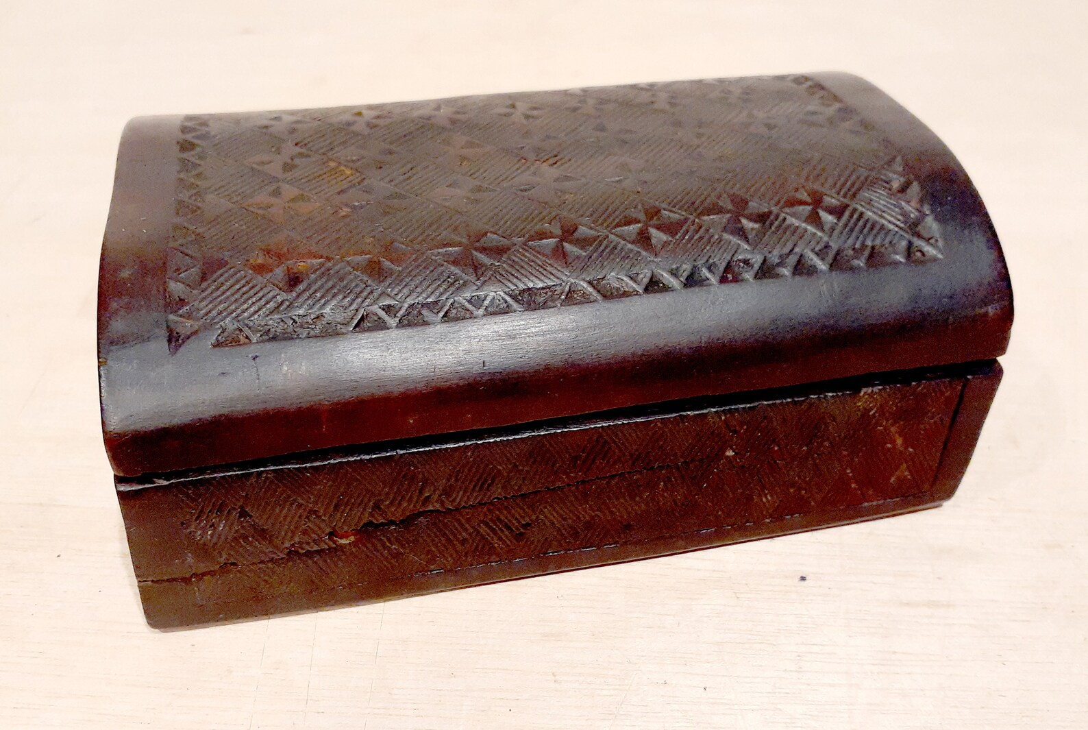 Kuba Carved Wood Lidded Tukula Powder Box - Etsy