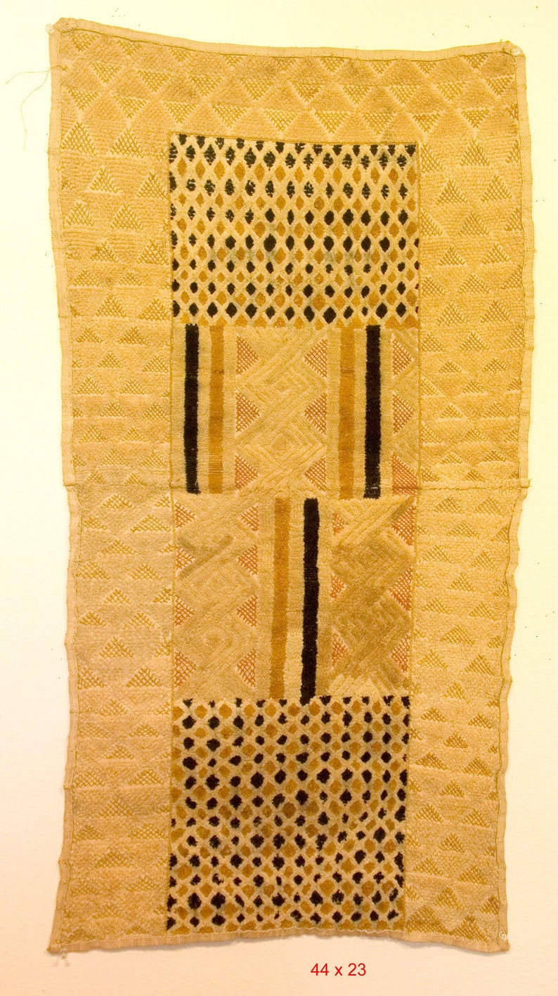 African Kuba Raffia Textile, Congo - Etsy