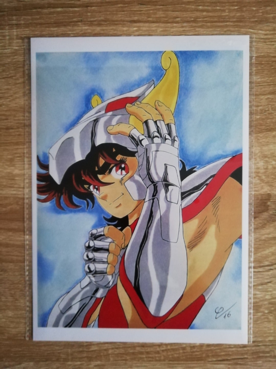 Reproduction of My Original Saint Seiya Drawing - Etsy