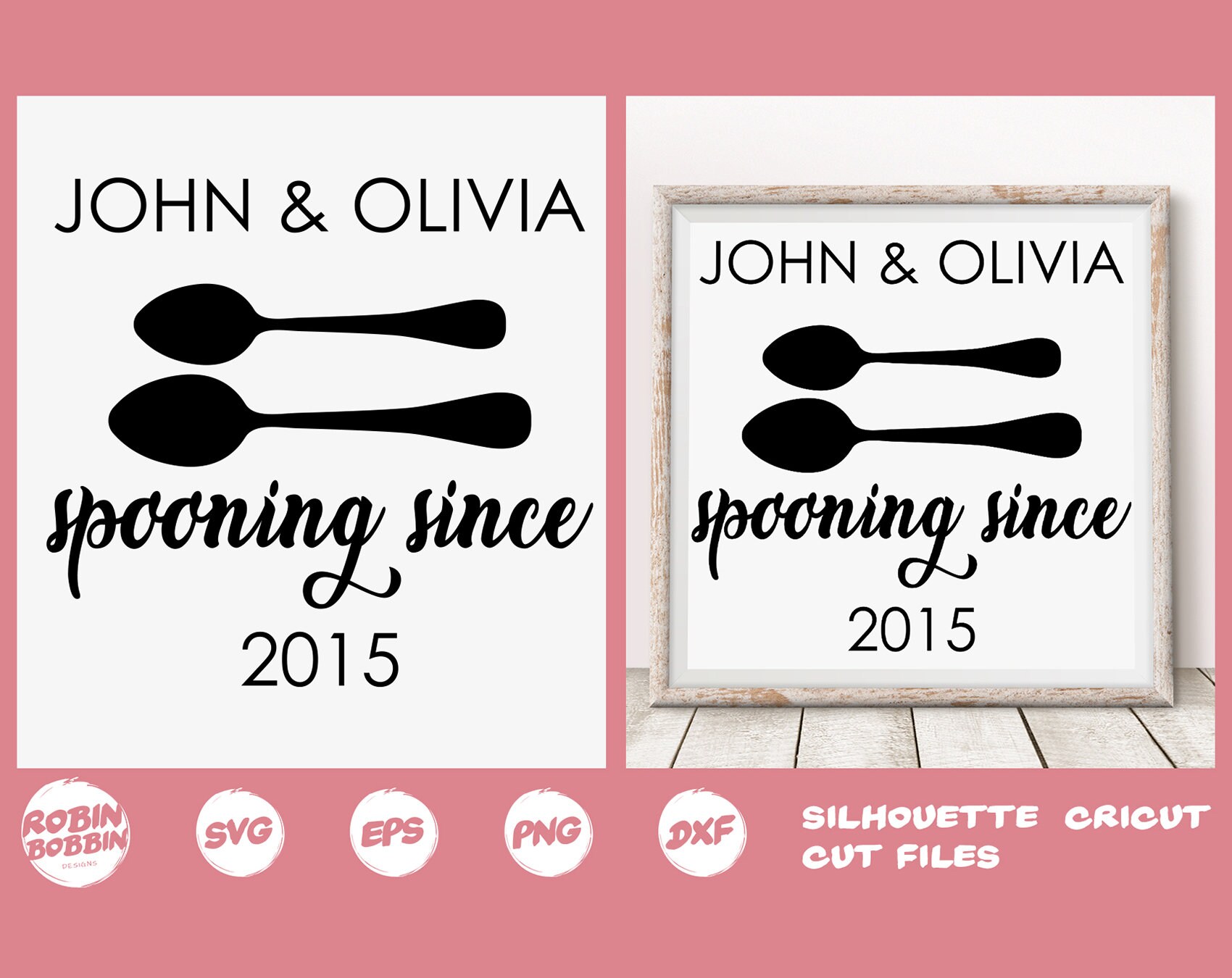 Family Poster svg wedding poster Spooning Since,Personalized family ...