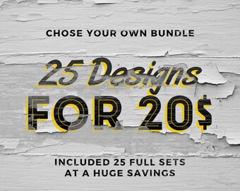 Custom Bundle svg dxf eps png Files for Cutting Machines Cameo