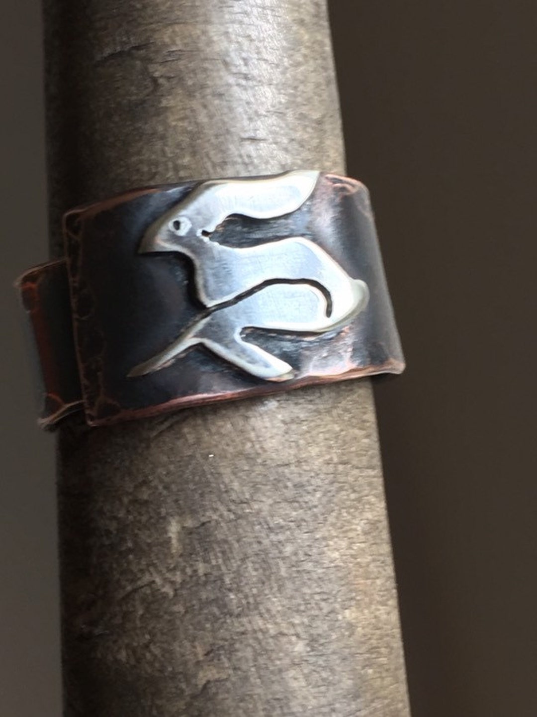 Runing Hare Rings Copper - Etsy