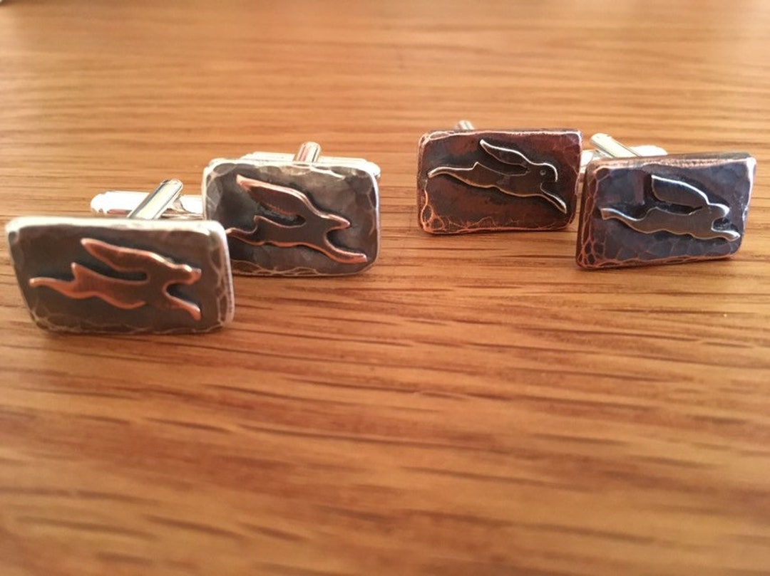 Leaping Hare Cufflinks - Etsy