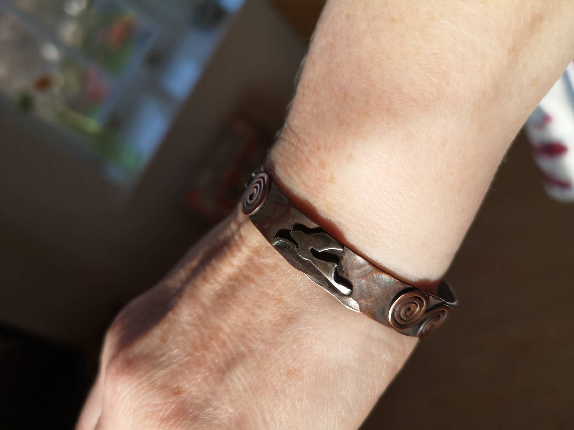 Hare and Moon Bangle - Etsy