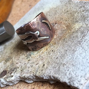 Runing Hare Rings Copper - Etsy
