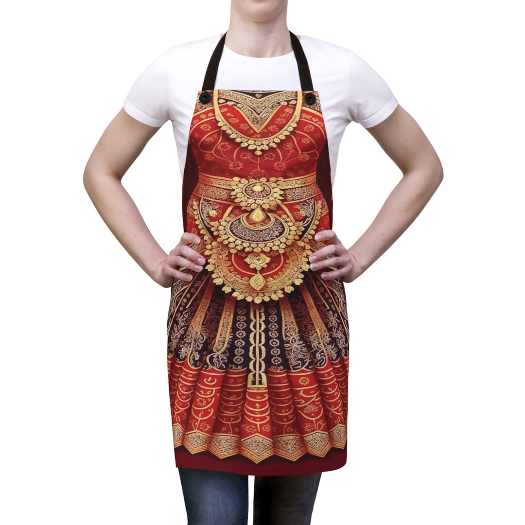 Sari, Bharatanatyam Apron Indian Desi Wedding or Anniversary or ...