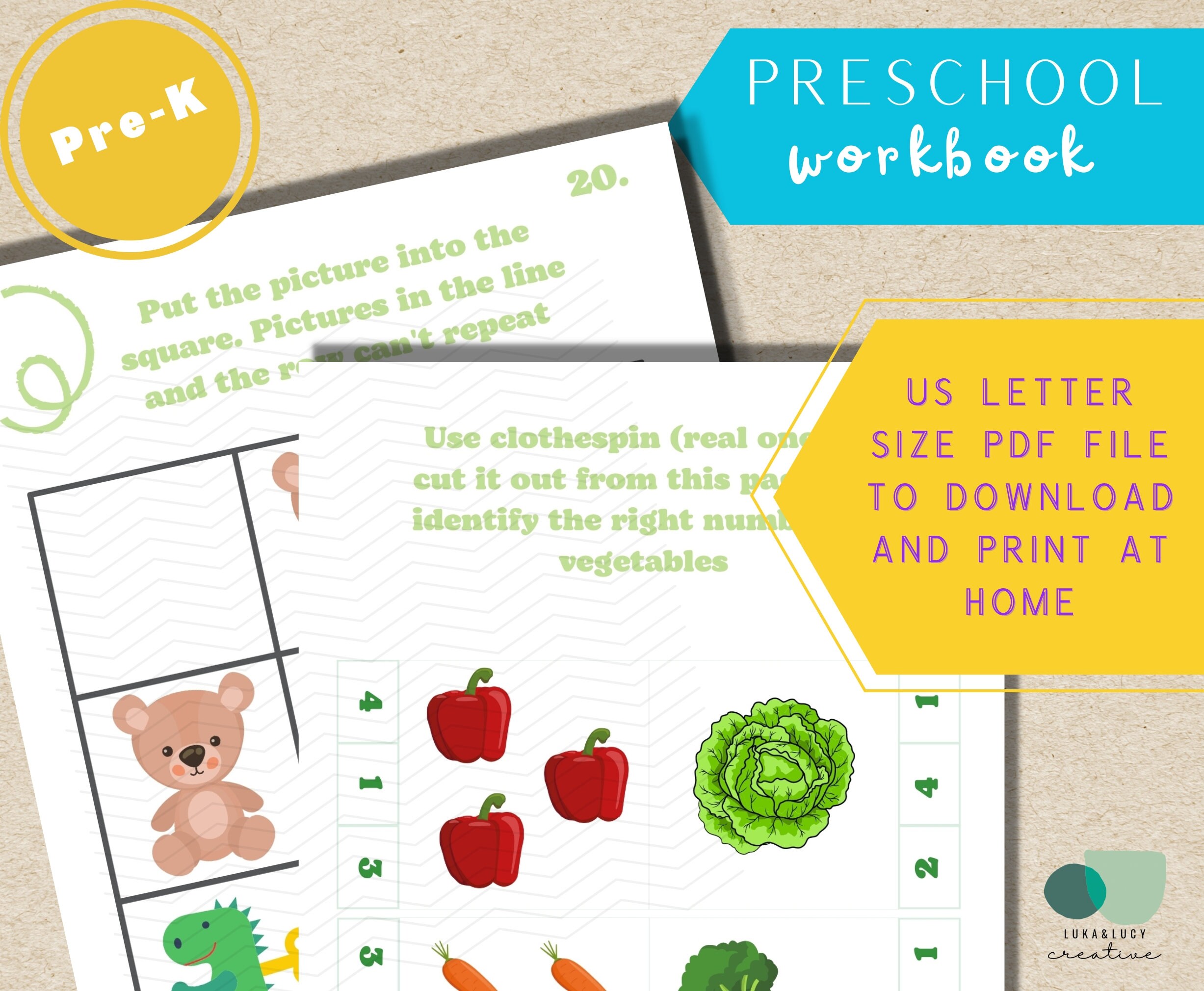 March Preschool Workbook, Fun and Easy Preschool Activities Printable ...