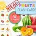 FRUITS real Pictures, 51 Montessori Cards, Flashcards Pdf Printable ...