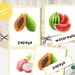 FRUITS real Pictures, 51 Montessori Cards, Flashcards Pdf Printable ...