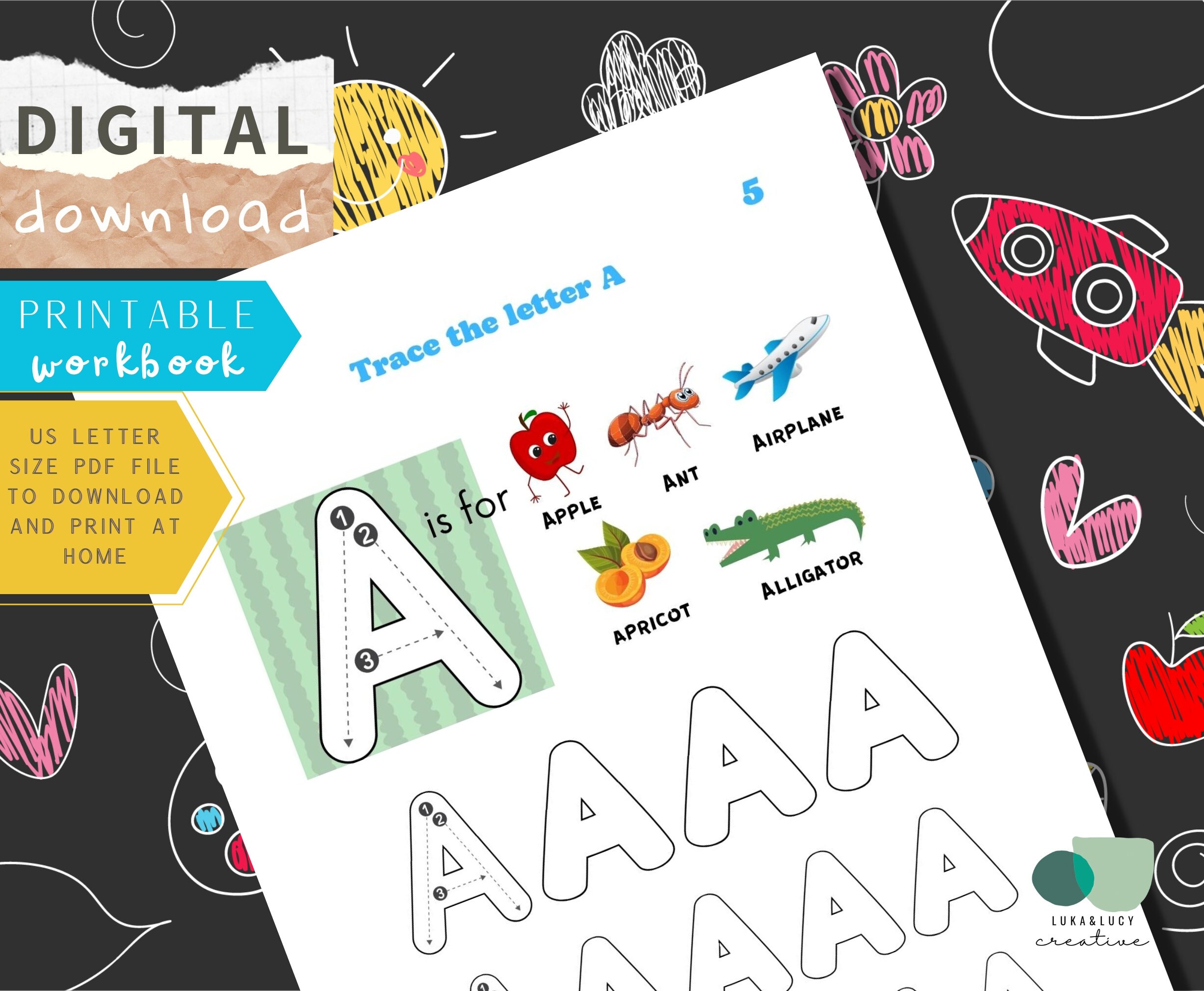 April Preschool Workbook, Fun and Easy Preschool Activities Printable ...