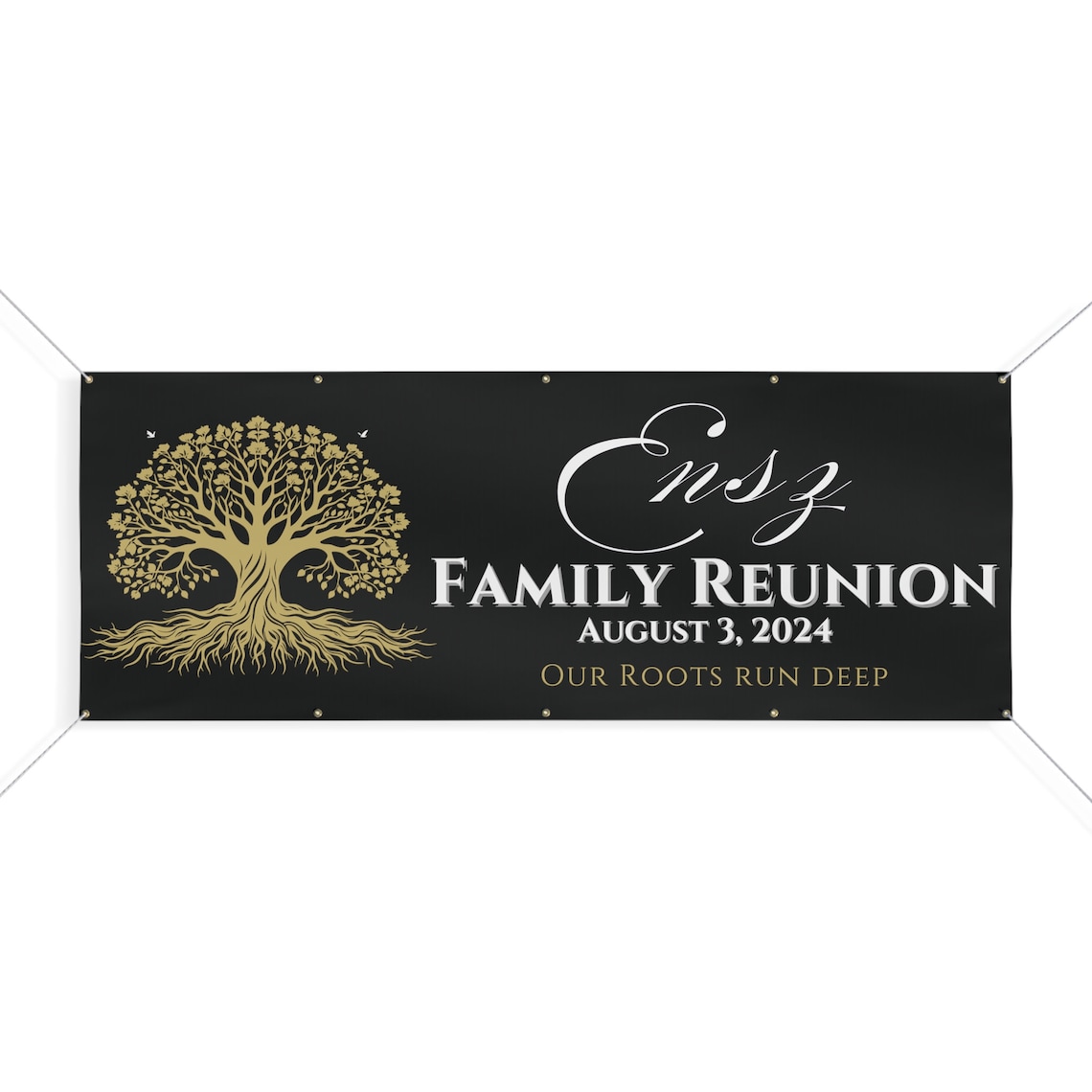 Custom Matte Banner Personalized Banner Family Reunion Banner Party ...
