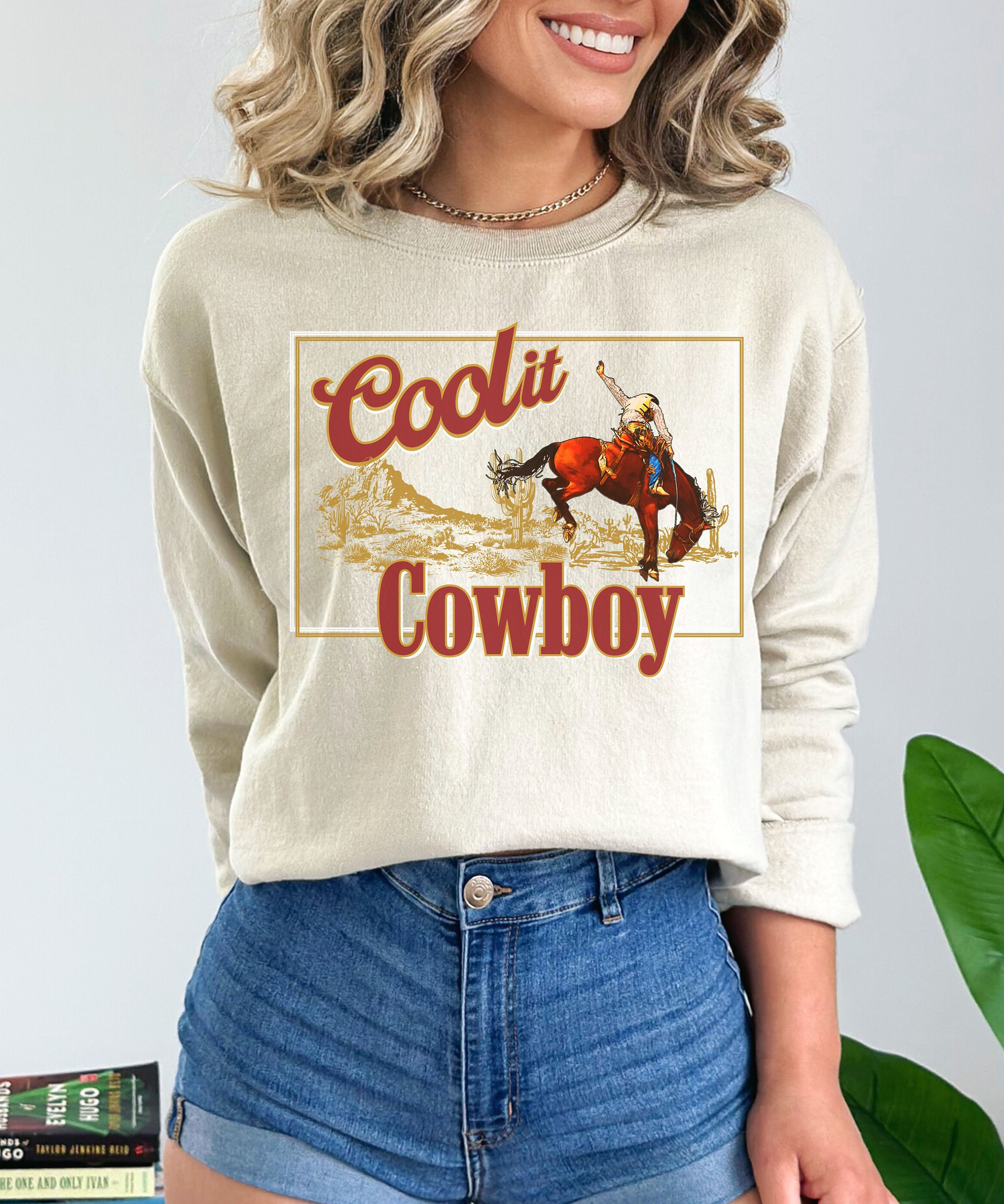 Rodeo Shirt Wild West Sweater Midwest Sweatshirt Cowboy Sweater Coastal ...