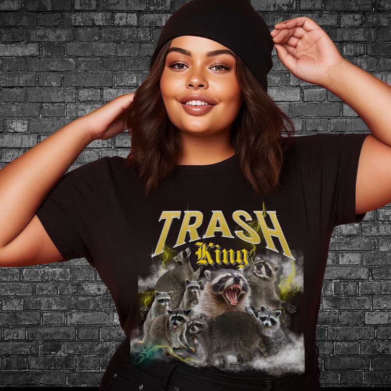 Raccoon Shirt Bootleg Rap Tee Bootleg Shirt Funny Gen Z Shirt Gen Z ...