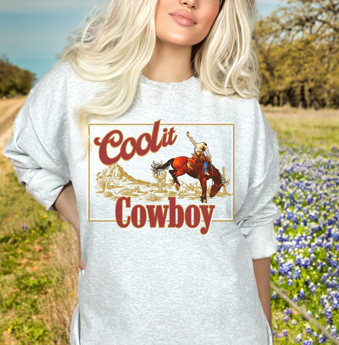 Rodeo Shirt Wild West Sweater Midwest Sweatshirt Cowboy Sweater Coastal ...