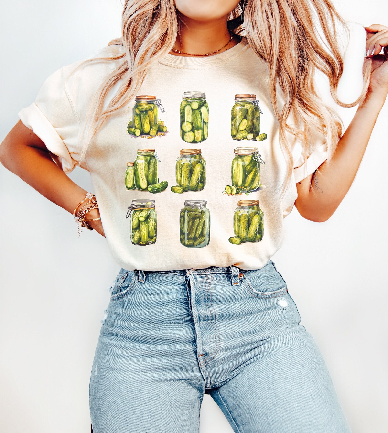 Pickle Shirt Pickle Gift Vegetable Shirt Cottage Core Clothes Pickles ...