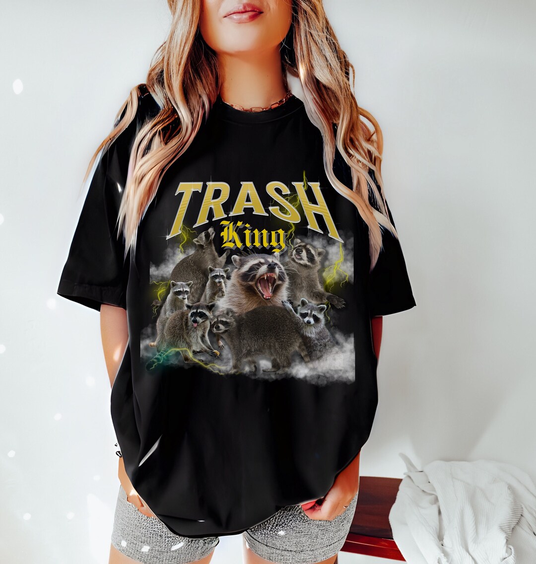 Raccoon Shirt Bootleg Rap Tee Bootleg Shirt Funny Gen Z Shirt Gen Z ...