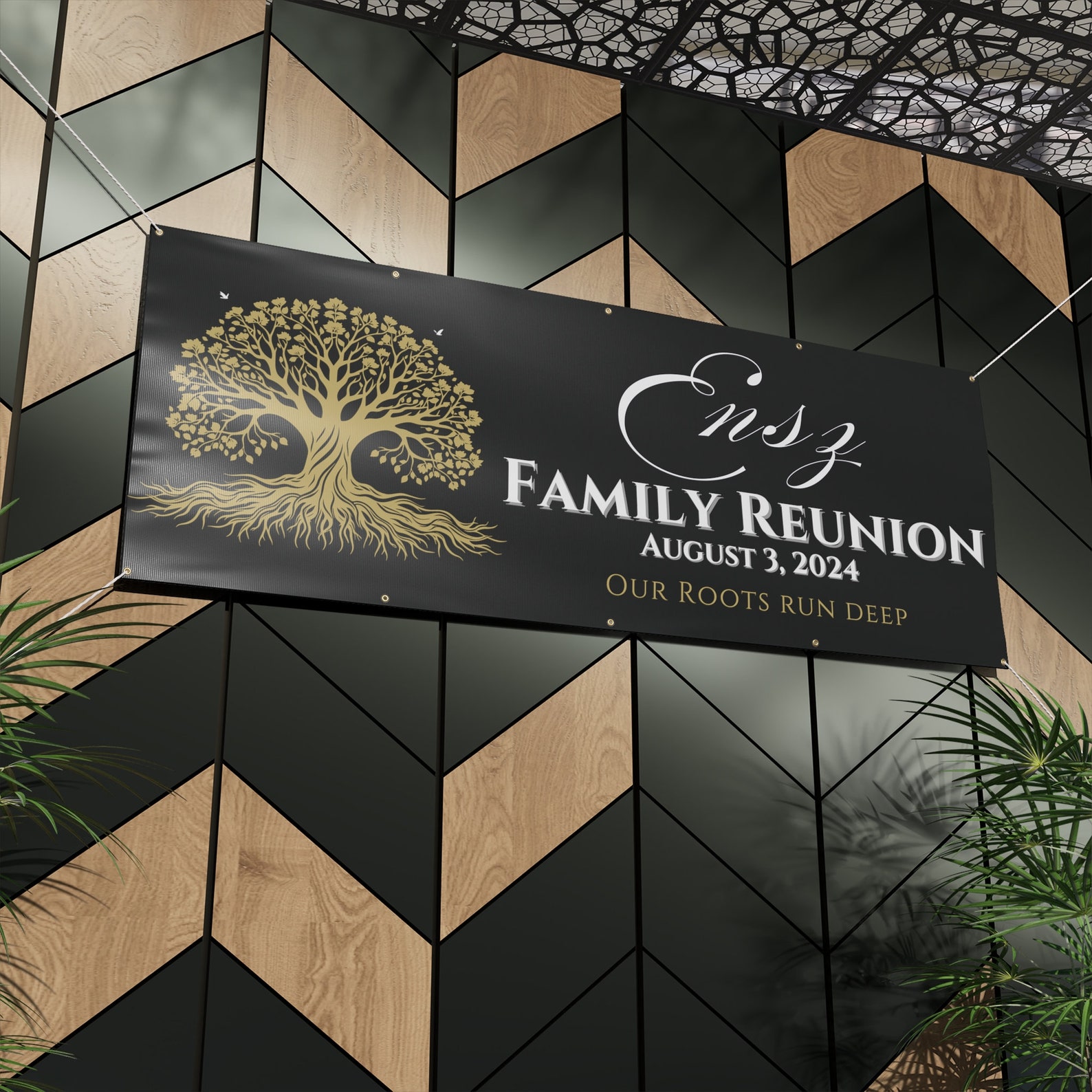 Custom Matte Banner Personalized Banner Family Reunion Banner Party ...
