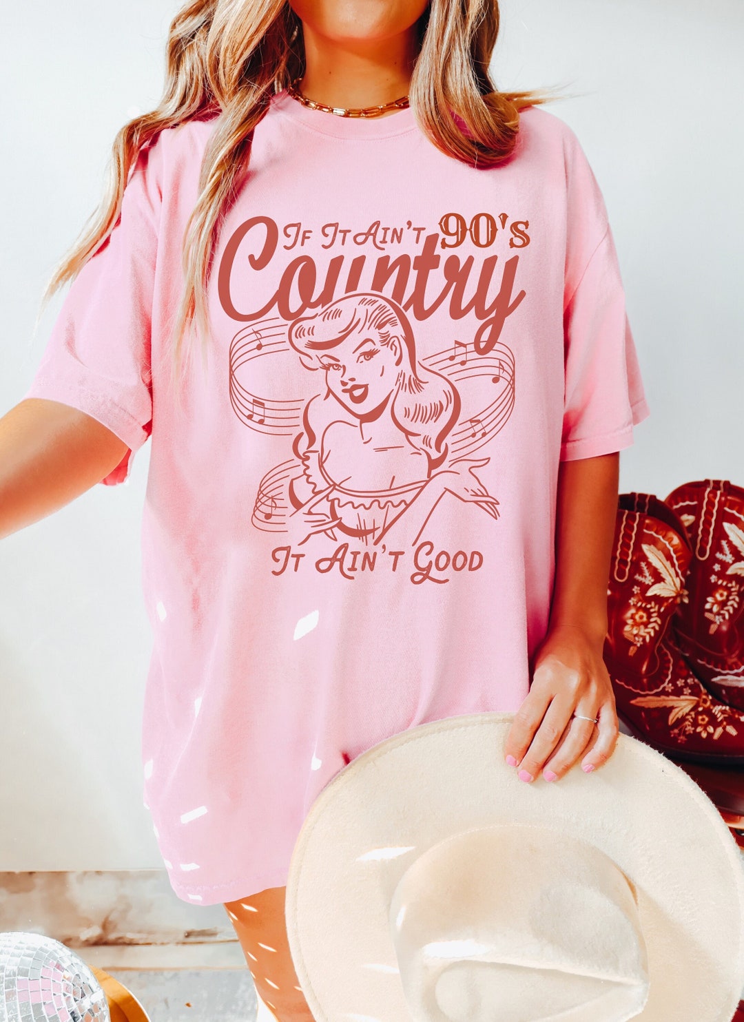 90's Country Music Crop Top Rodeo Sayings Cowgirl up Coastal Cowgirl ...