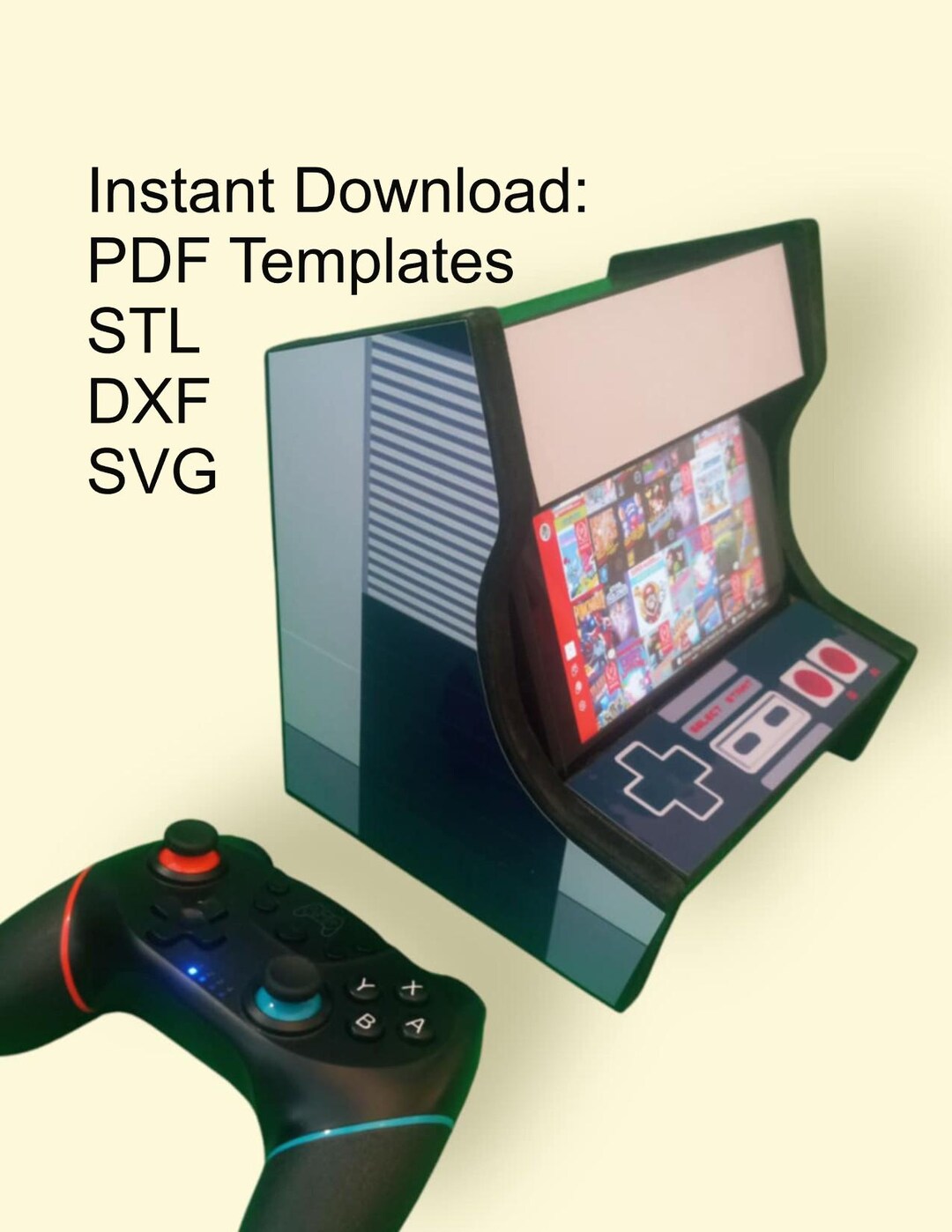 Arcade Cabinet Stand Digital Plans and Files for Nintendo Switch ...