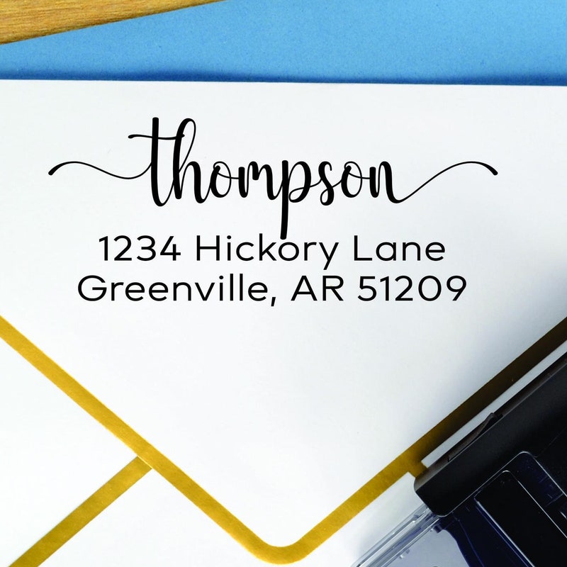 Address Stamp - Etsy
