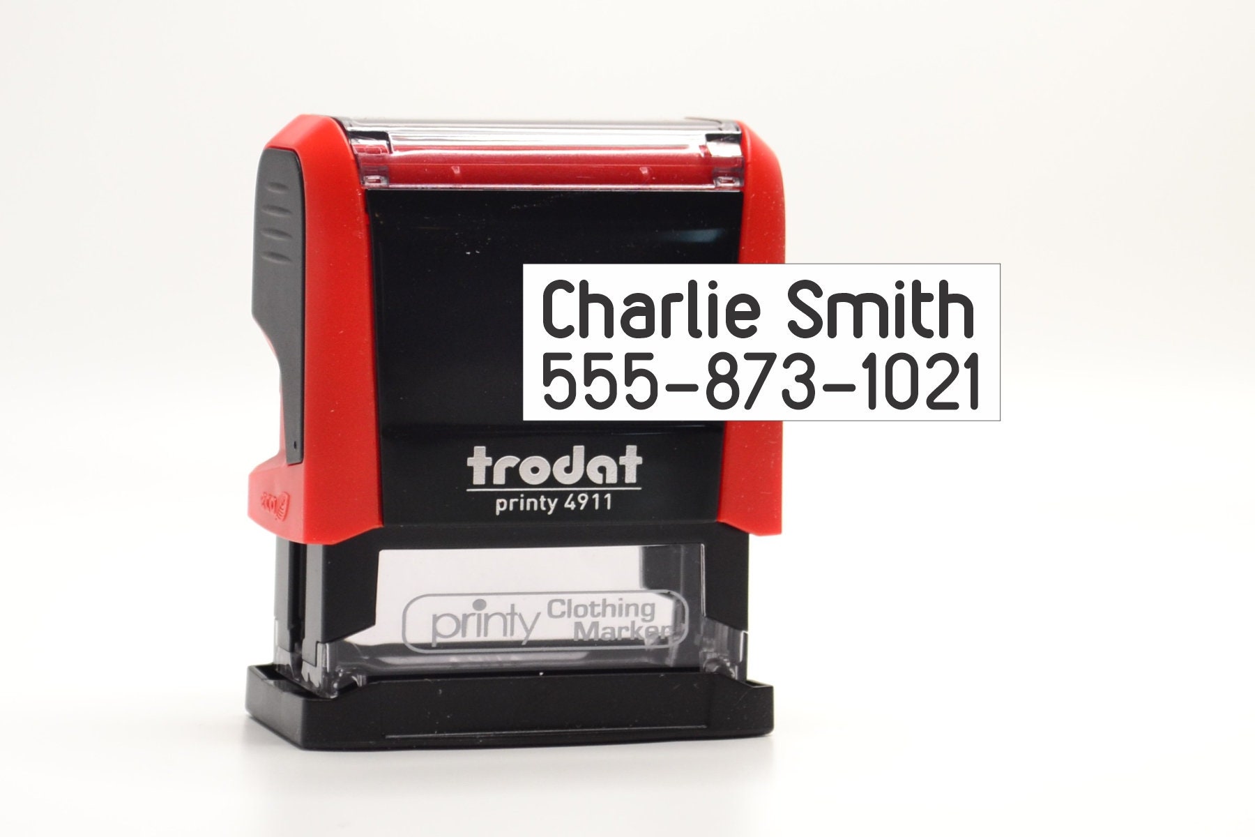 Clothes Name Label Stamp Perfect for Back to School. Uniforms, Gym ...