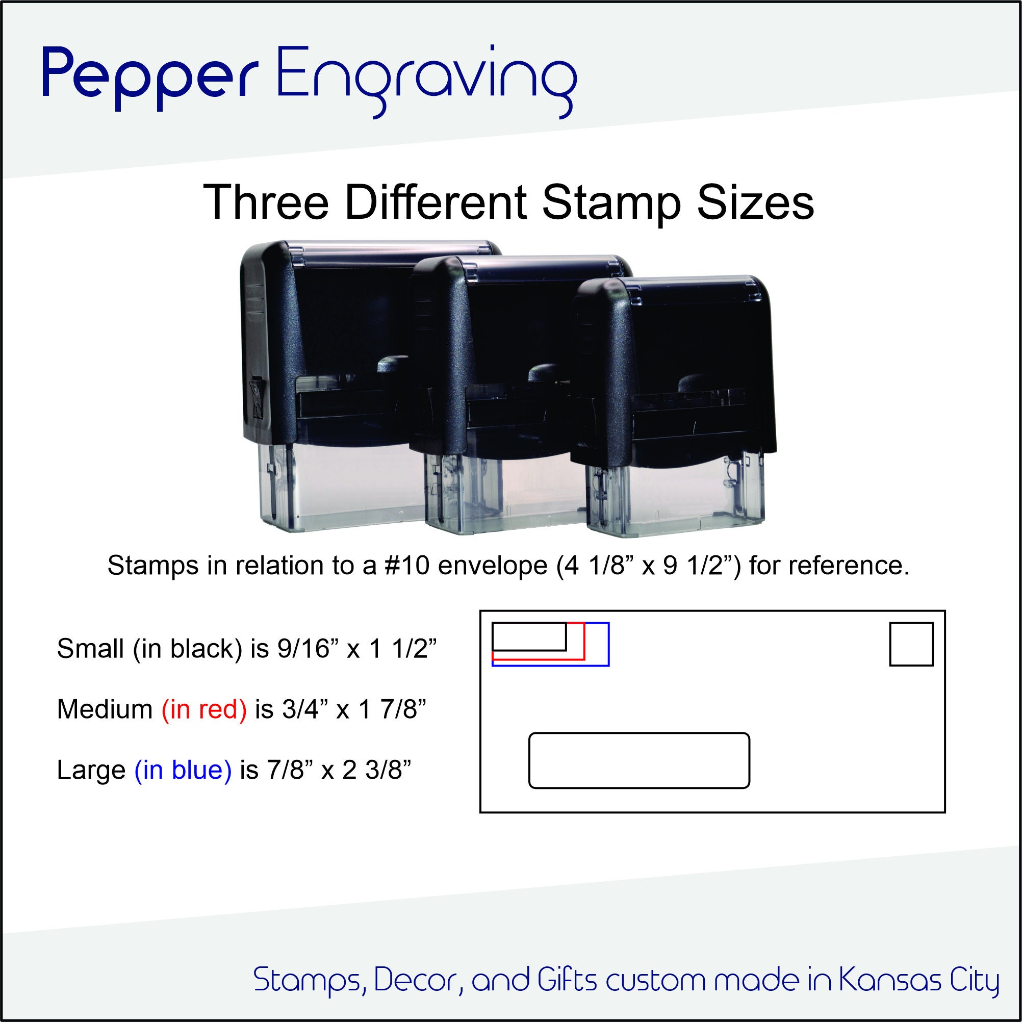 Return Address Stamp Custom Self-inking Stamp With up to Three Lines ...