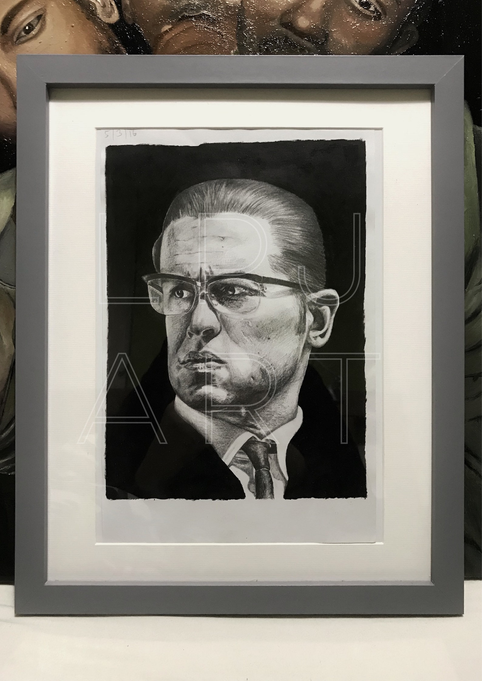 Ronnie Kray / Tom Hardy Framed Drawing - Etsy