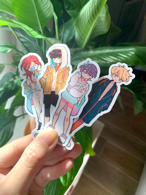 Fictional Skin WEBTOON Vinyl Stickers - Etsy Australia