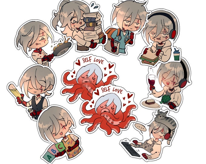 Fulgur MEGA STICKER PACK- for Degenerate Comfydants - Etsy