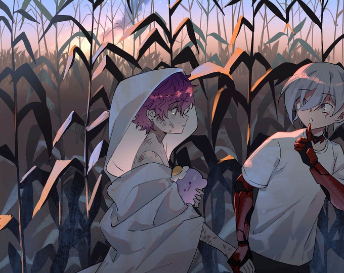 SMALL PRINT Psyborg Runaways - Etsy