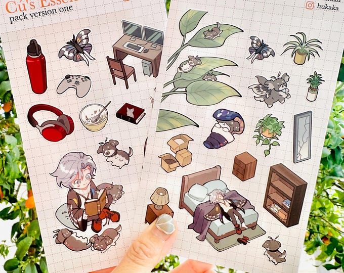 Cú-sensei Sticker Sheets - Etsy Ireland