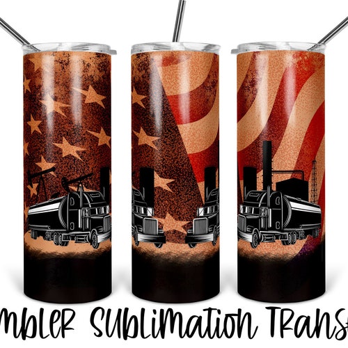 Backhoe Tumbler Sublimation Transfer Ready to Press Heat - Etsy