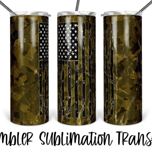 Wood Flag Tumbler Sublimation Transfer Ready to Press - Etsy