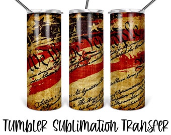 Wood Flag Tumbler Sublimation Transfer Ready to Press - Etsy