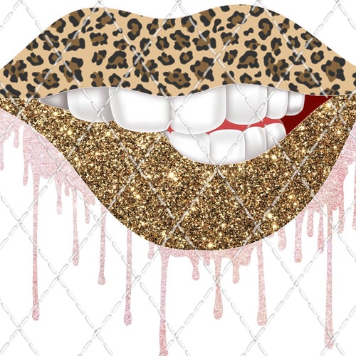 Silver Glitter Lips Sublimation PNG Digital Download - Etsy