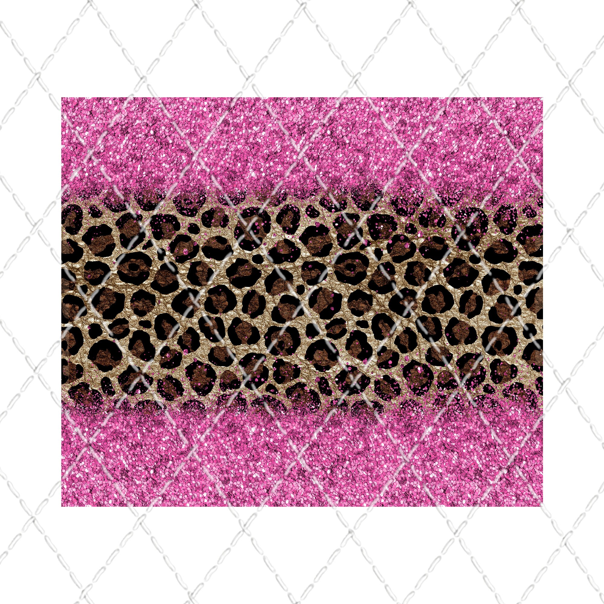 Leopard & Pink Glitter Sublimation PNG Digital Download | Etsy