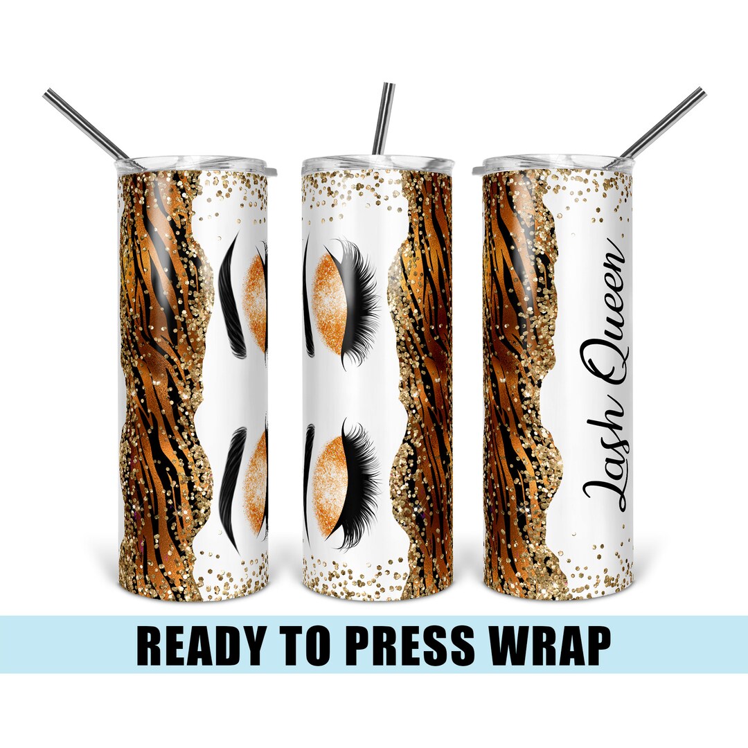 Lash Queen Tumbler Sublimation Transfer - Tumbler Wrap - Tumbler ...
