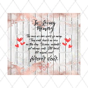 In Loving Memory Sublimation PNG Digital Download Digital Design ...